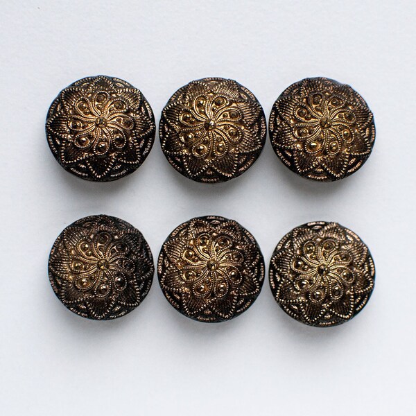 Fancy Glass Buttons - Etsy