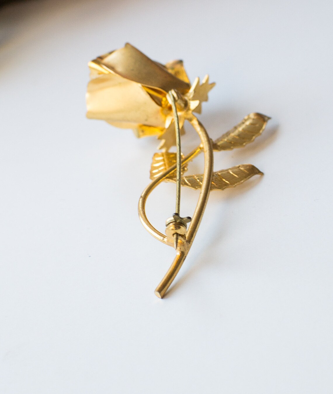 Vintage Brosche Goldene Rose Statement Sowjetische oder - Etsy