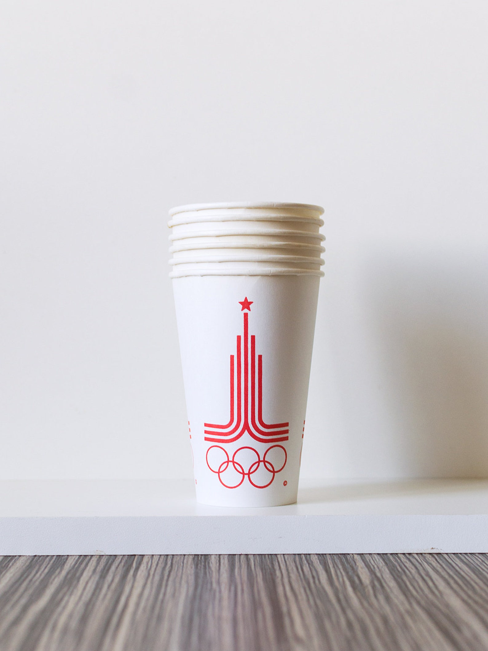 Olympiad 80 Paper Cups Set 6 Original USSR Soviet Olympic - Etsy