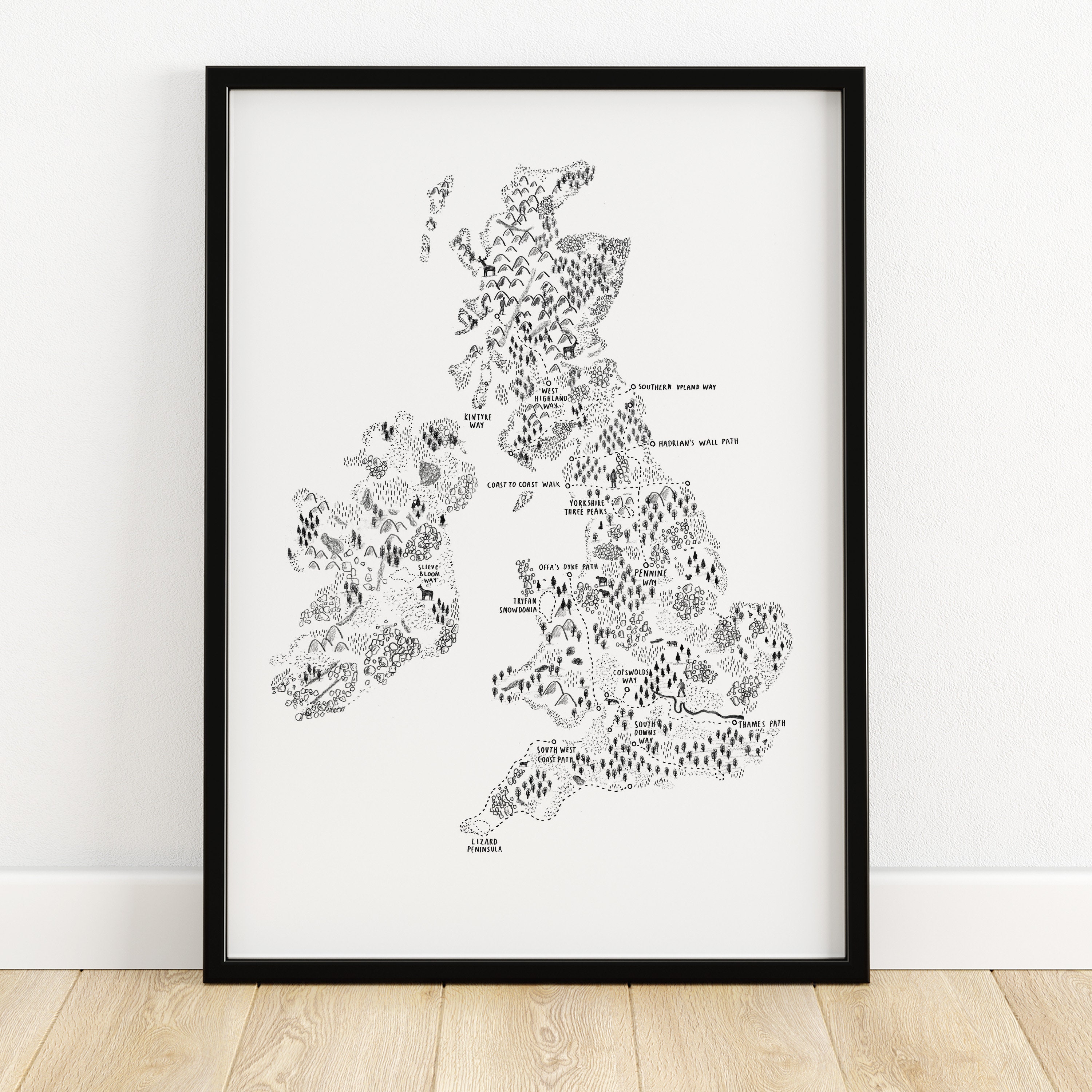 Walking Trails of Britain - Etsy