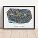 Craft Beer in East London Map Illustrated Print Map Print Map ...