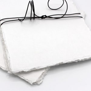 Handmade Cotton Rag Paper L Pack of 25 L 8.5 X 11'' L Handmade Paper L ...