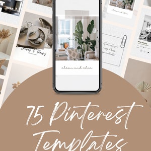 Modern Pinterest Templates - 75 Templates L Pinterest Templates L ...