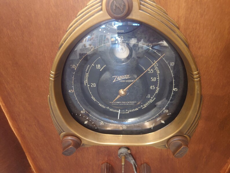 Antique Zenith Console Radio Model 9-S-262 - Etsy