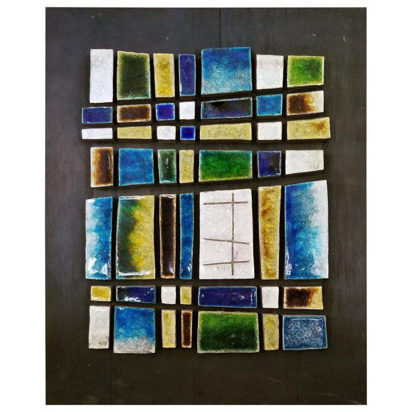Jane Dart Ceramic Tile Wall Sculpture - Etsy
