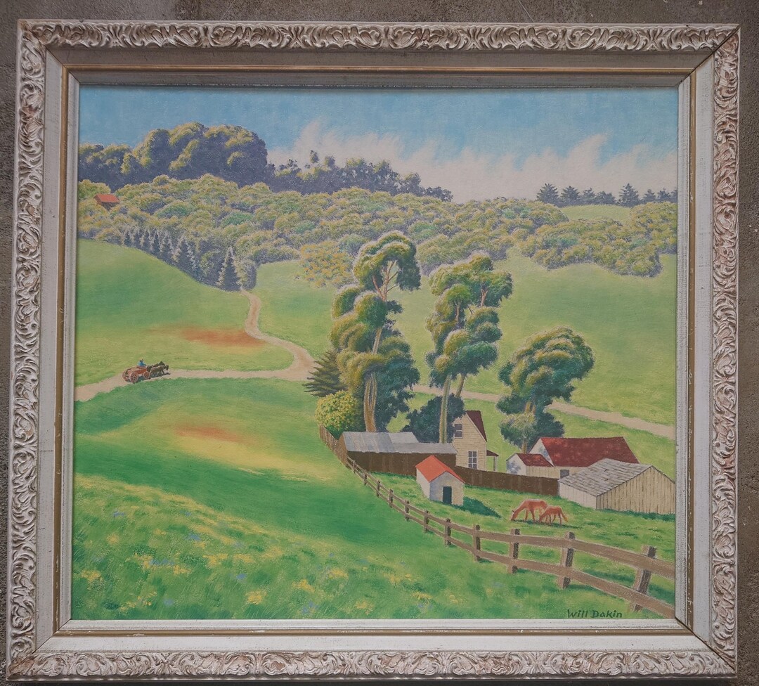 Vintage William Norris Dakin Painting - Etsy