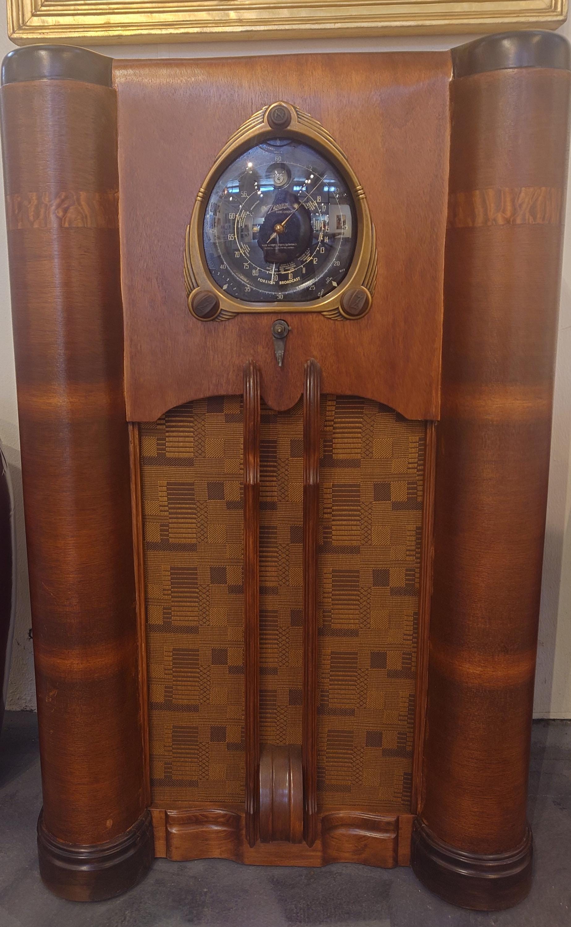 Antique Zenith Console Radio Model 9-S-262 - Etsy