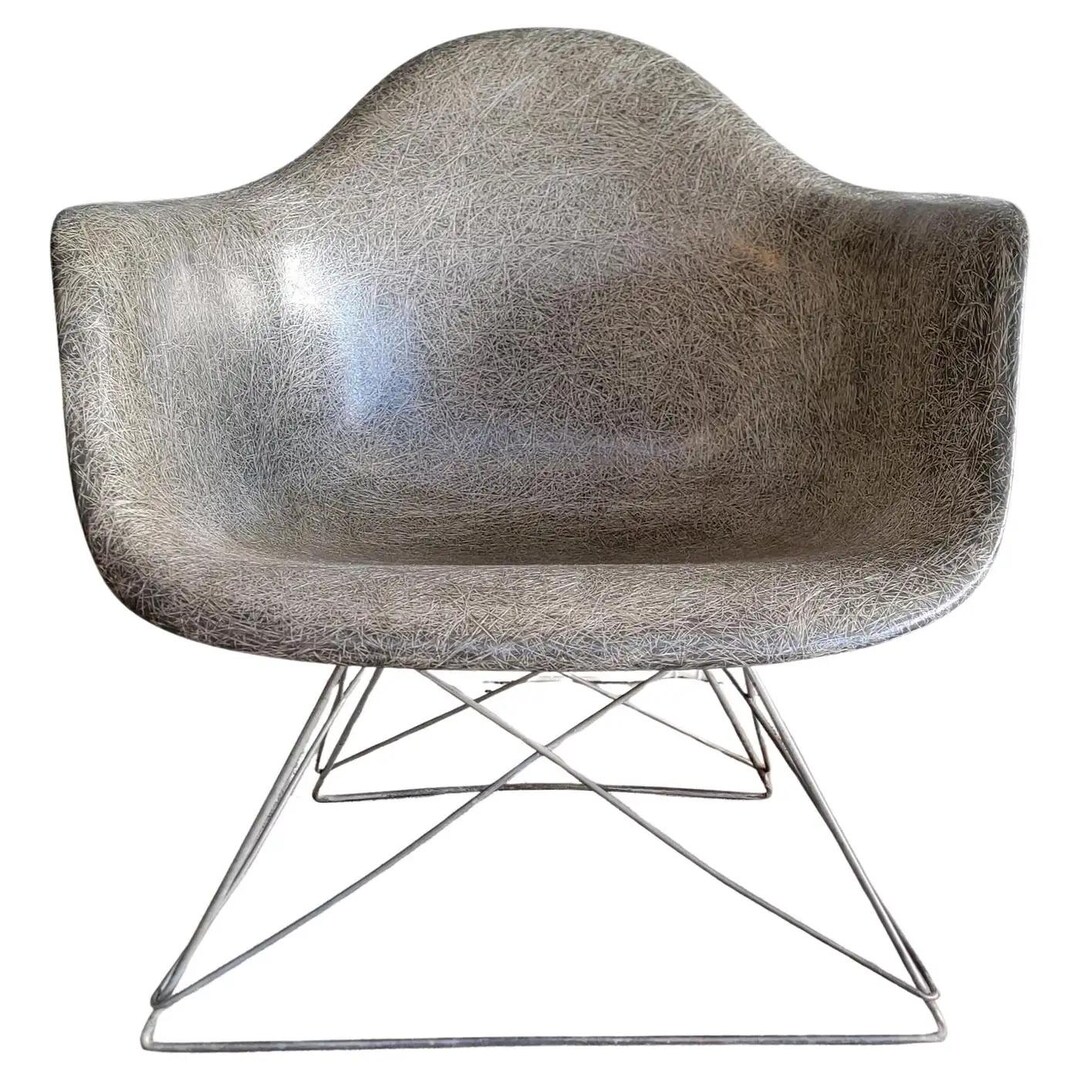 Mid-century Modern Eames Fiberglass Cats Cradle Lar Lounge Chair - Etsy