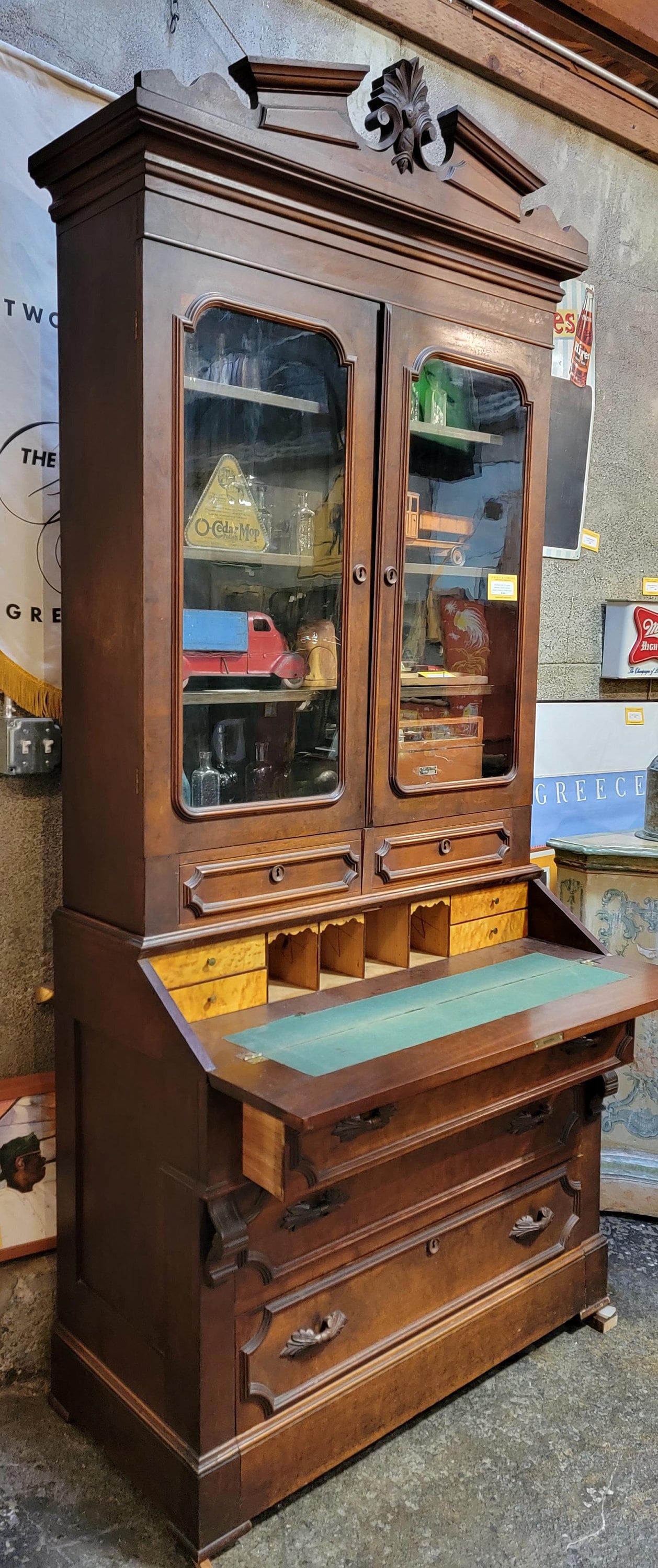 Antique Victorian Secretary Desk Circa. 1800's - Etsy