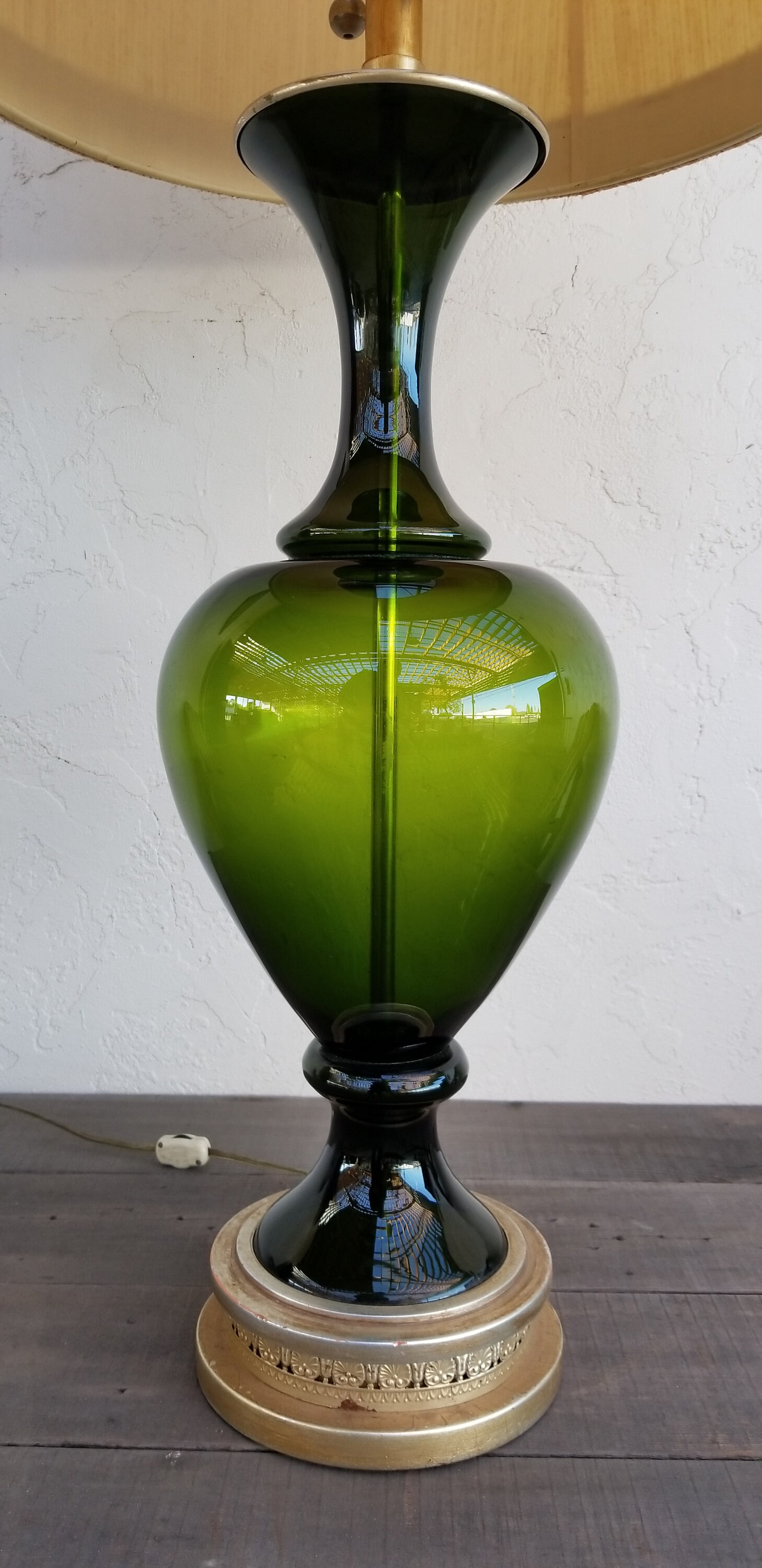 Mid-century Modern Marbro Glass Table Lamp - Etsy