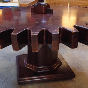 Mid-century Modern Industrial Style Gear or Sprocket Coffee Table by ...