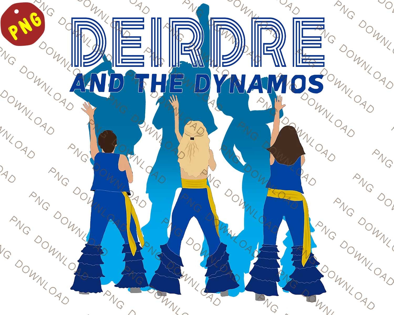 Deirdre and the Dynamos Retro PNG, Deirdre and the Dynamos Download ...
