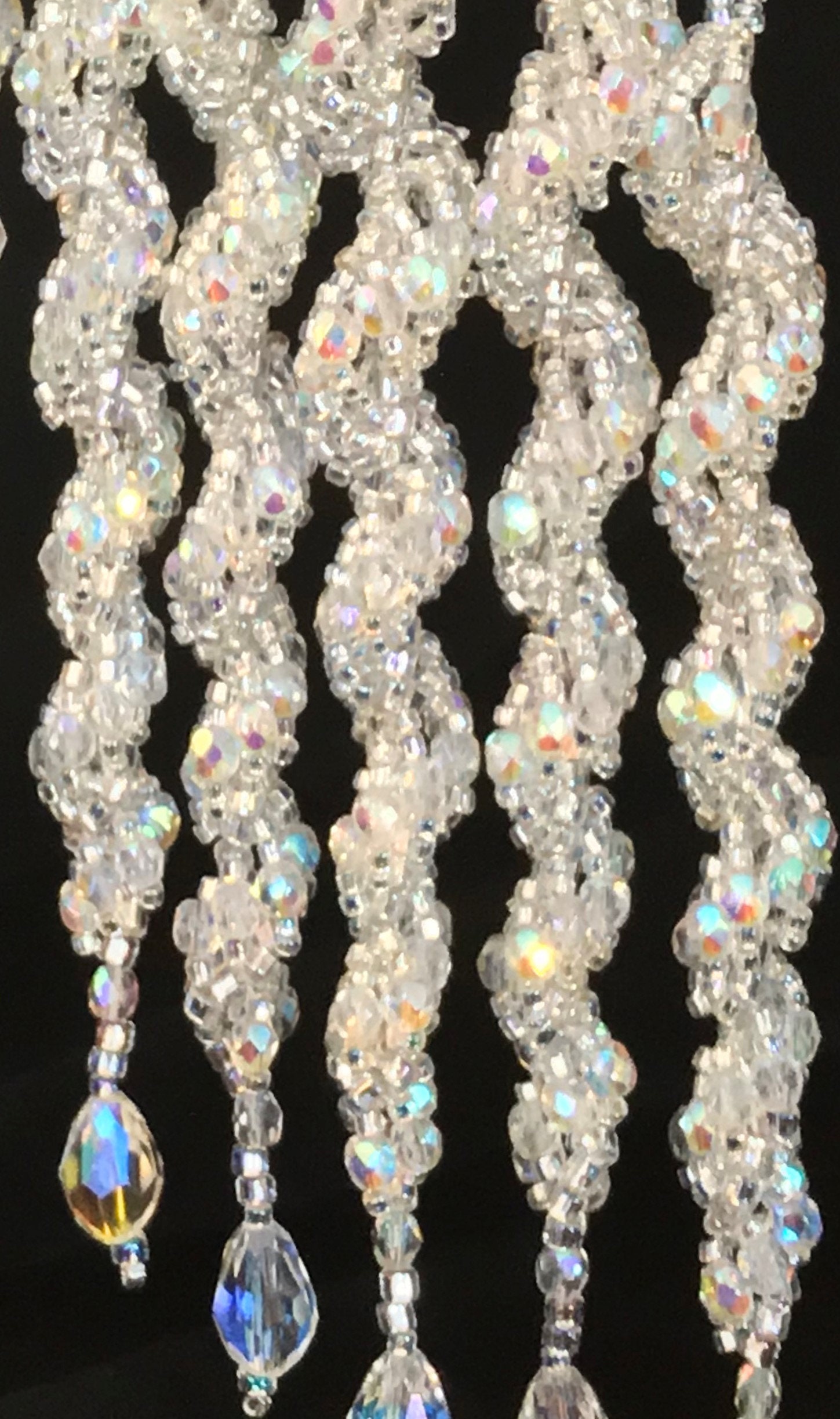 Kit: 8 Enchanting Aurora Icicles - Set of 8 - Bead Weaving - Christmas ...