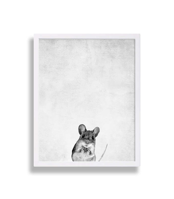 Baby Mouse Print Woodland Animal Nursery Prints Cute Nursery - Etsy Canada