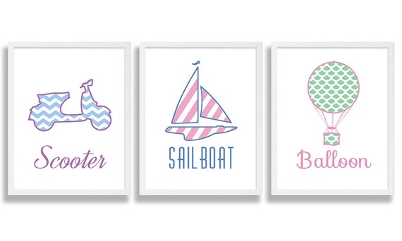 Baby Room Decor Girl Nursery Decor Preppy Nursery Prints | Etsy