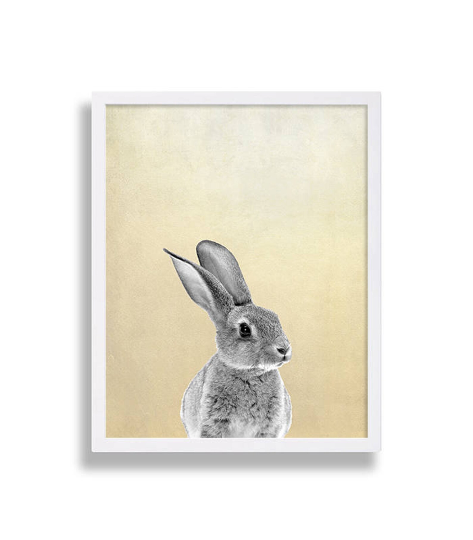 Three Baby Animal Prints Gold Nursery Decor Modern Nursery | Etsy