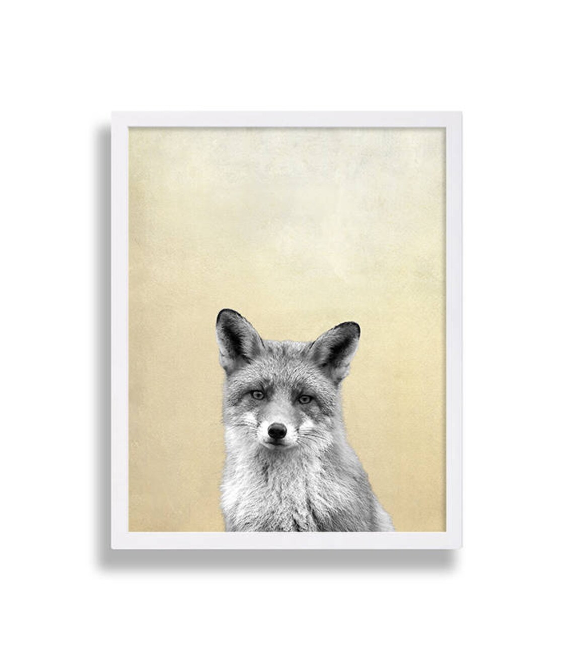 Three Baby Animal Prints Gold Nursery Decor Modern Nursery | Etsy