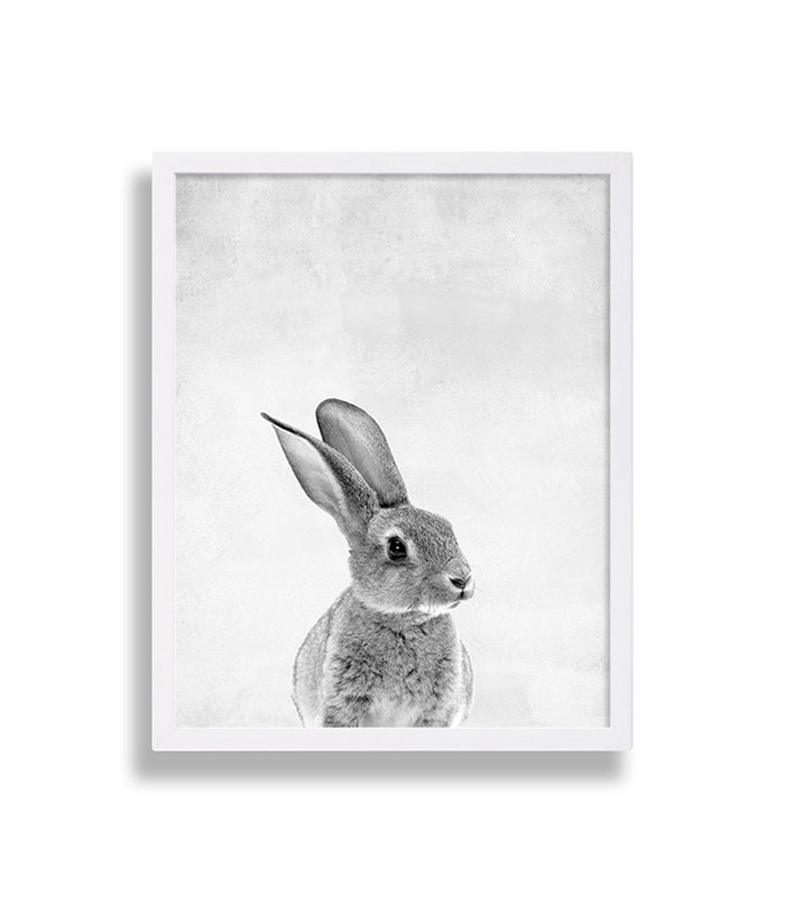 Cute Bunny Print Animal Art Kids Room Decor Babys Room Art - Etsy