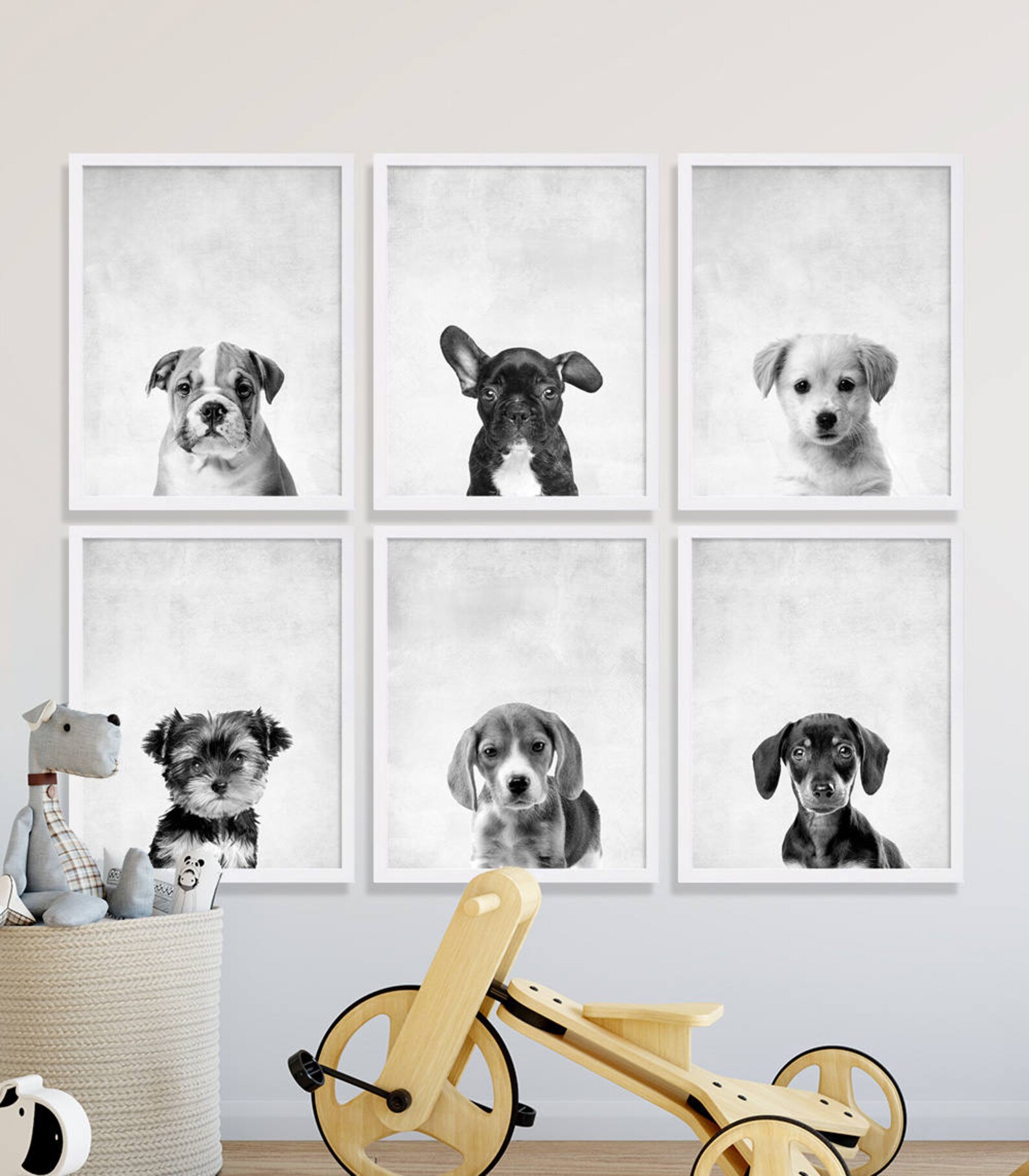Puppy Dachshund Print Baby Animal Nursery Prints Puppy Prints Dog Art ...