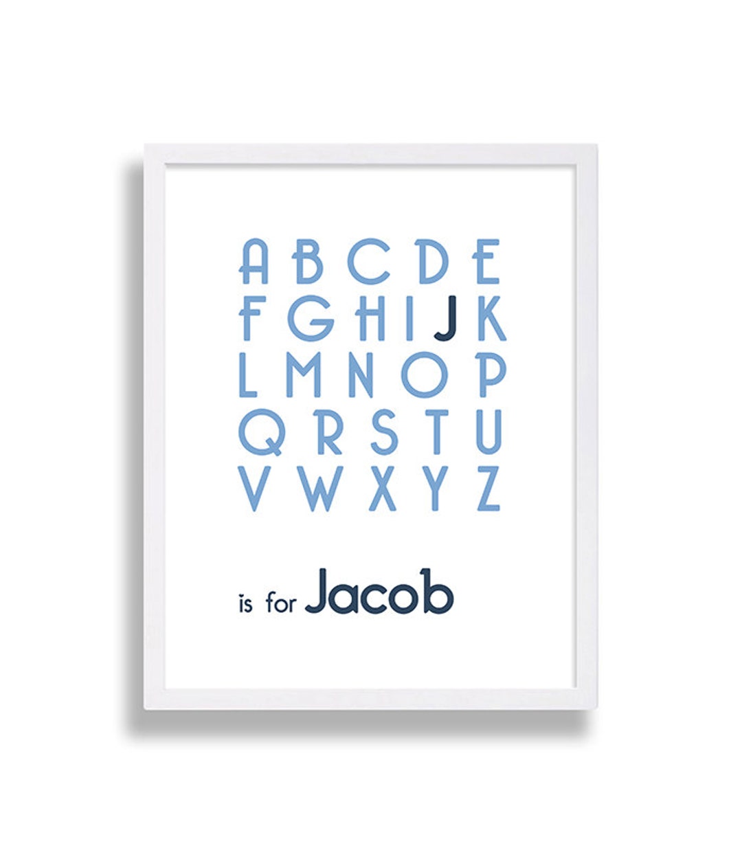 Alphabet Nursery Print Baby's Name Nursery Decor Baby Shower Gift Baby ...