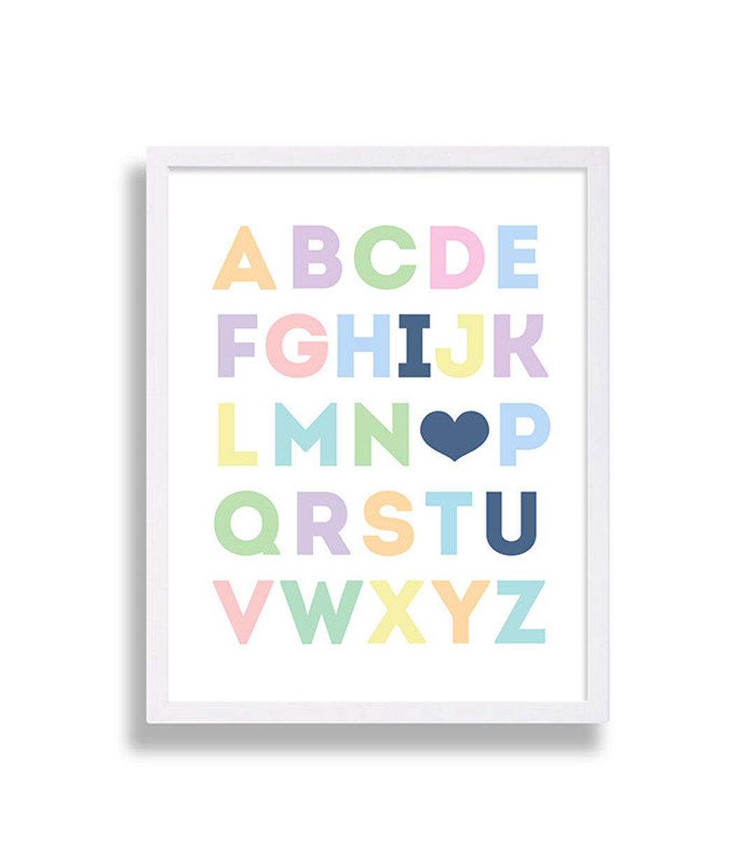 Alphabet Art Prints Nursery Decor I Love You Print Nursery Art Baby Boy ...