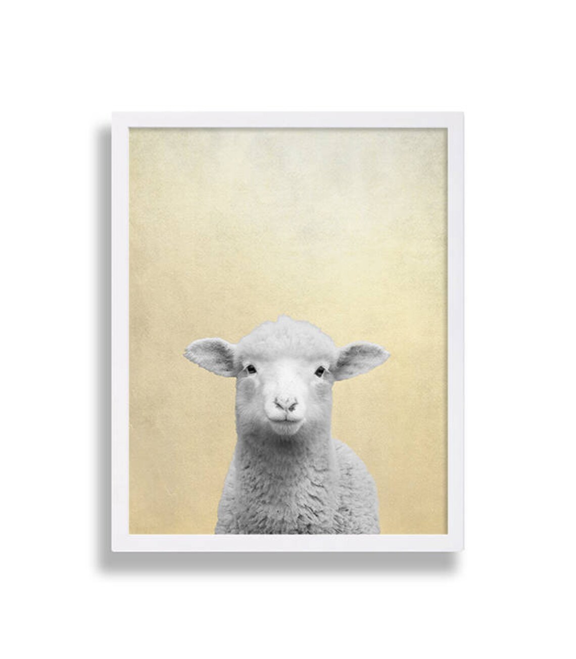 Three Baby Animal Prints Gold Nursery Decor Modern Nursery | Etsy