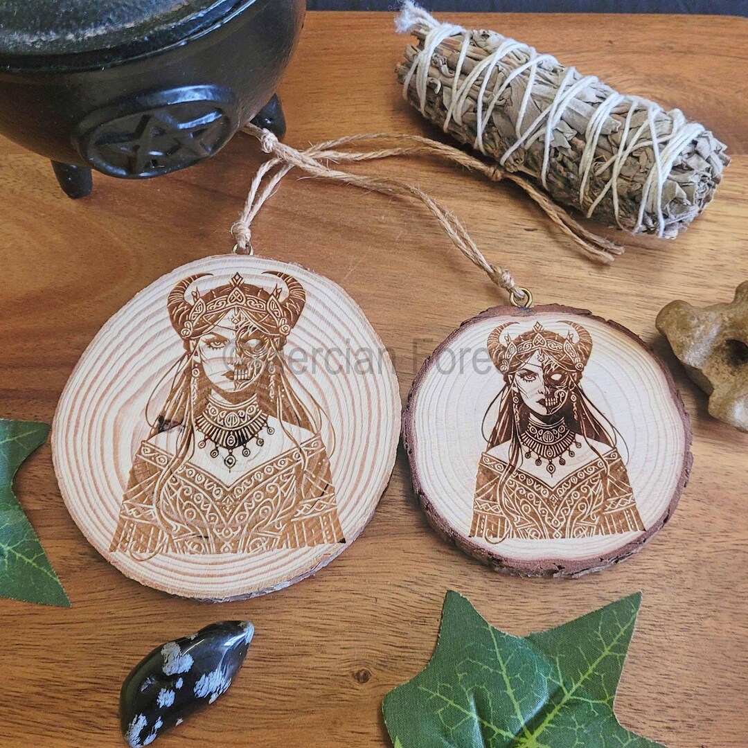 Hel Altar Wall Hanging, Hela Altar Decoration, Goddess of the ...