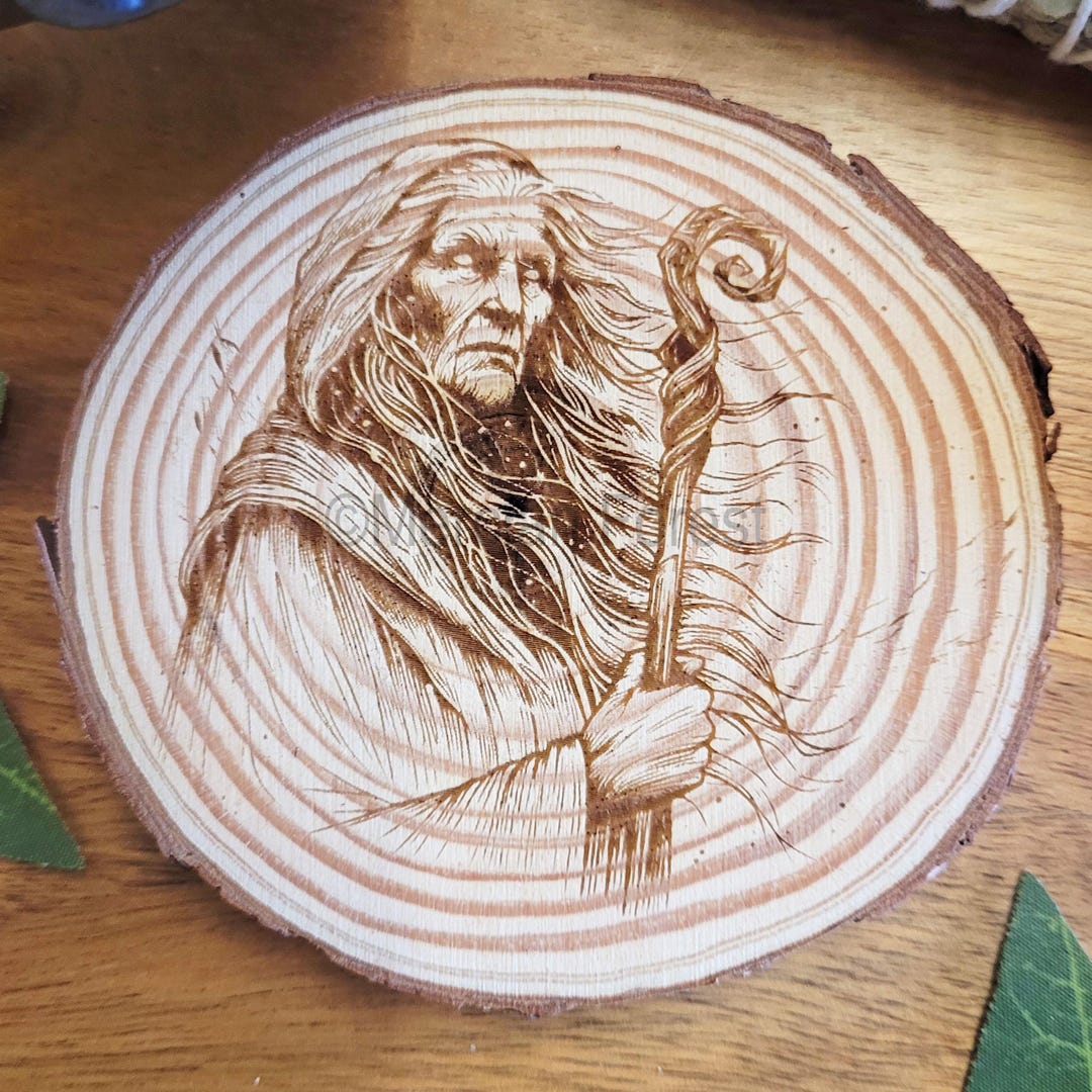 Cailleach Altar Tile, Cailleach Altar Decoration, Wooden Decoration for ...