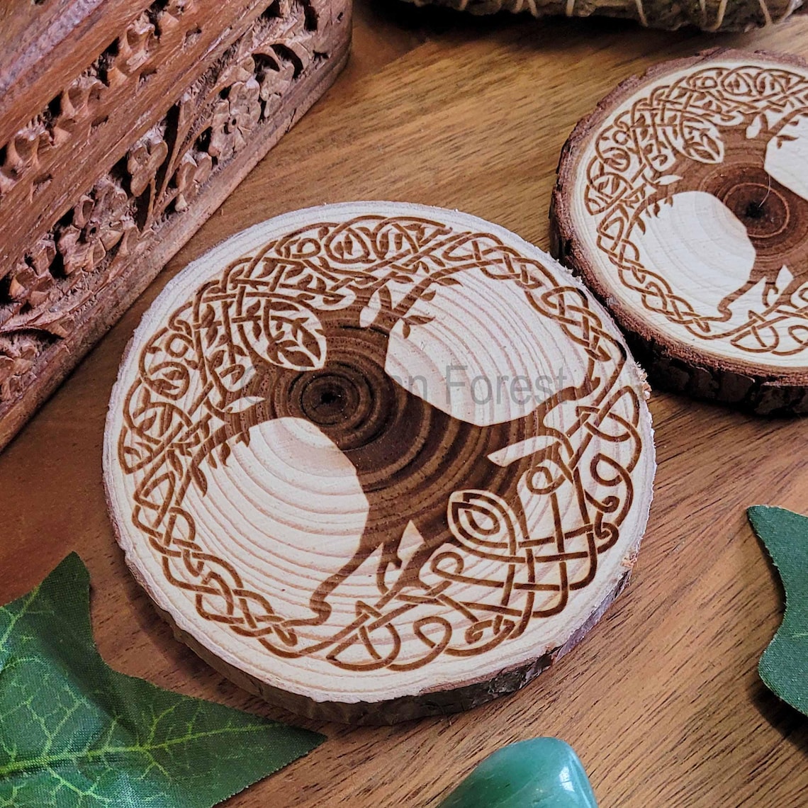 Tree of Life Altar Tile, Tree of Life Altar Decoration, for Wiccan ...