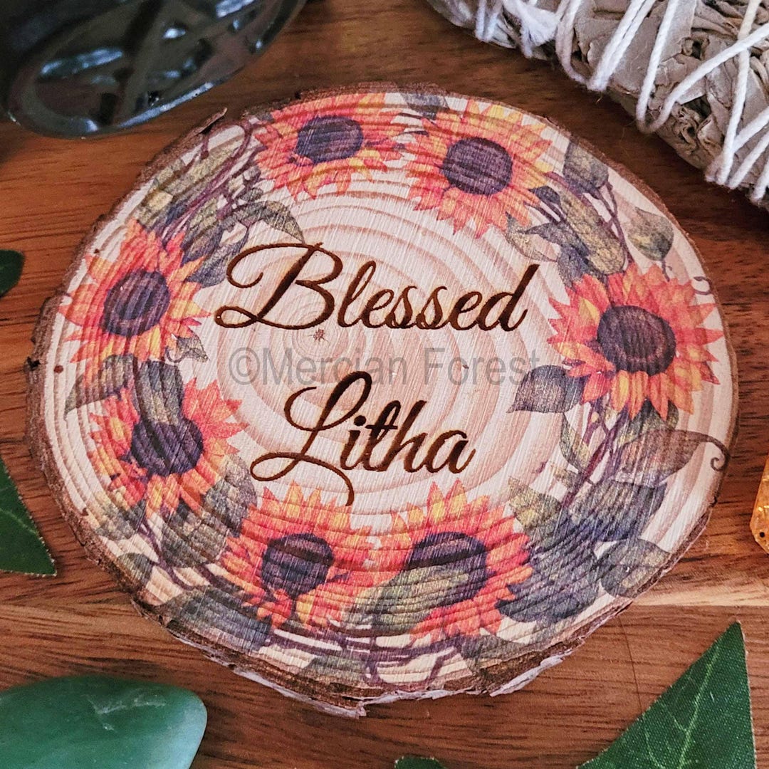 Litha Altar Tile, Summer Solstice Decoration, Witches Altar, Wiccan ...