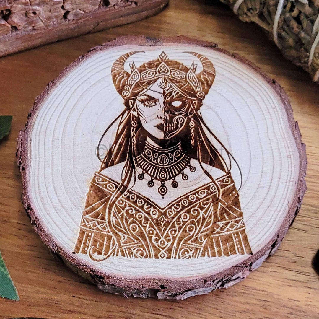Hel Altar Tile, Hela Altar Decoration, Goddess of the Underworld ...