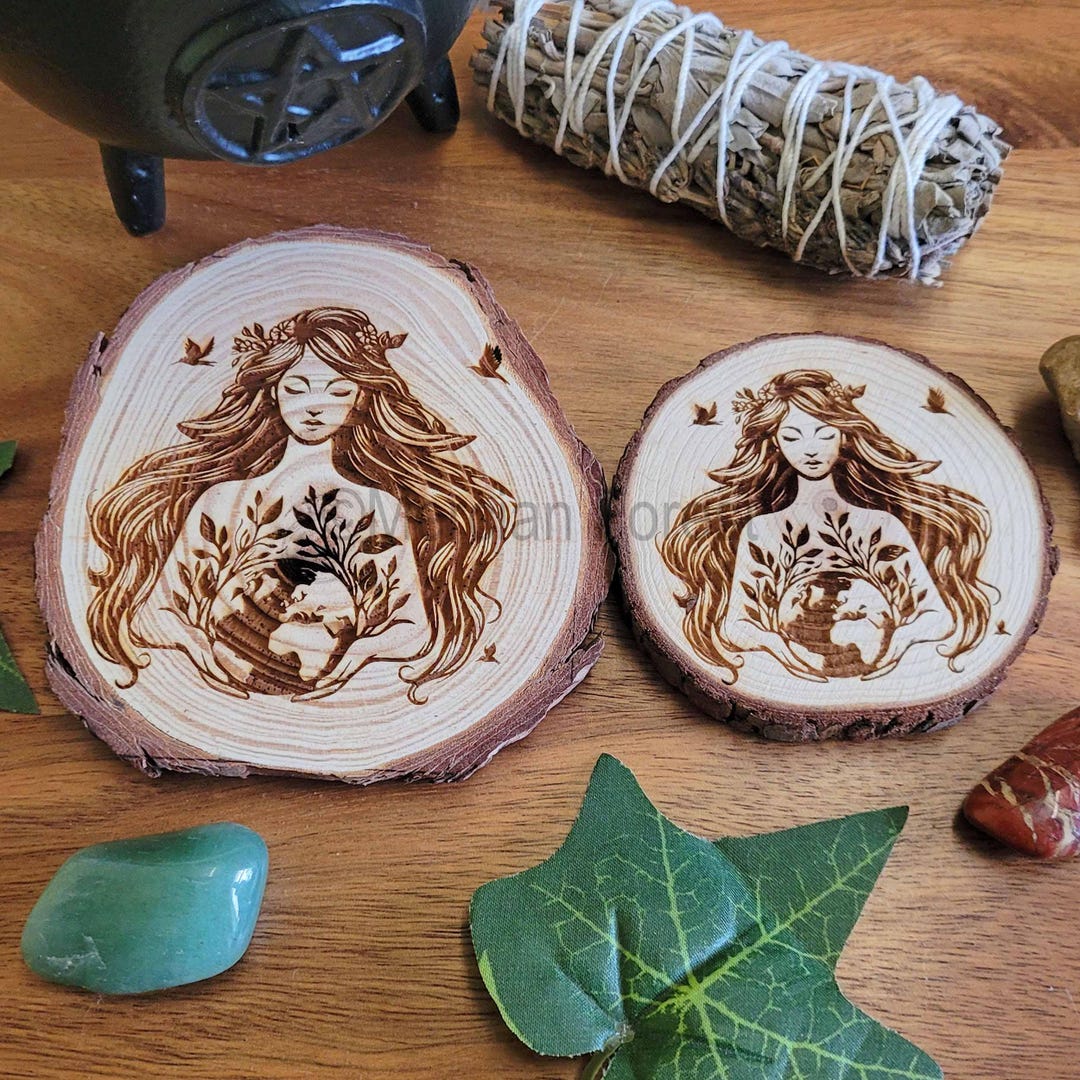 Gaia Altar Tile, Gaia Altar Decoration, Earth Mother Goddess of ...