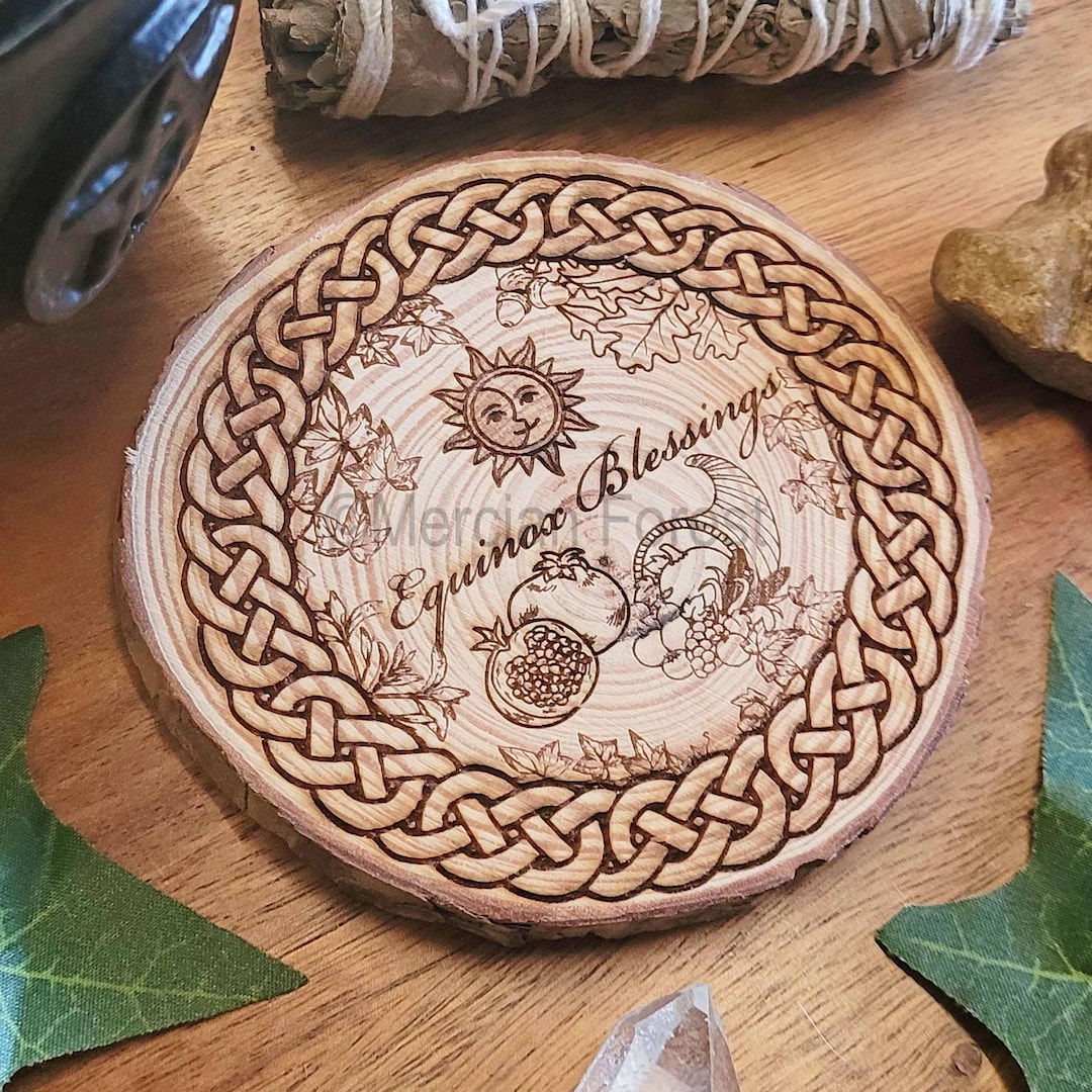 Autumn Equinox Altar Tile, Autumnal Altar Decoration Wiccan Witches ...