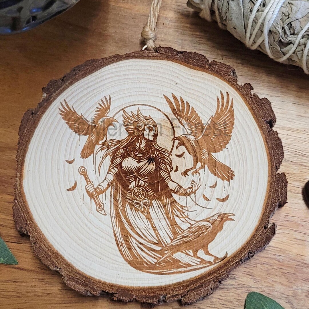 Morrigan Altar Wall Hanging, Morrighan Altar Decoration, Triple Goddess ...