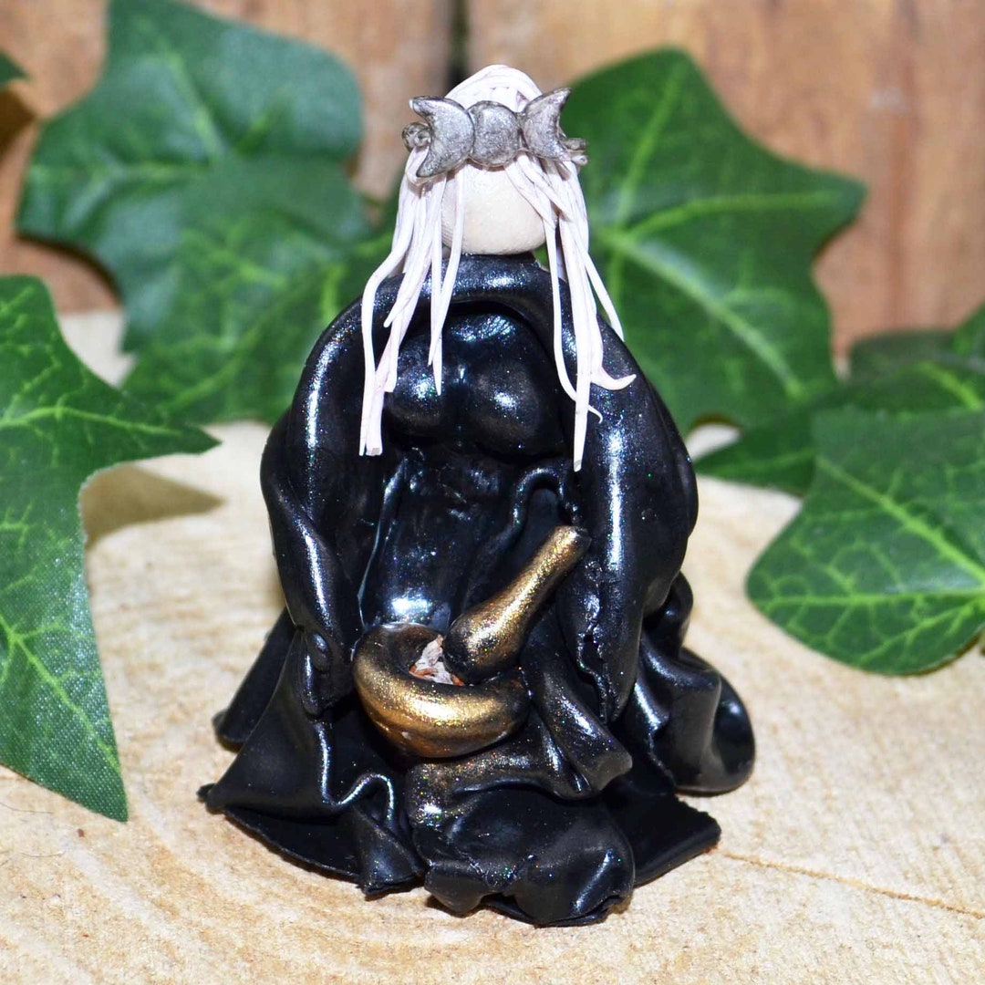 Goddess Hecate Mini Statue or Figurine, Pagan Decoration Altar ...