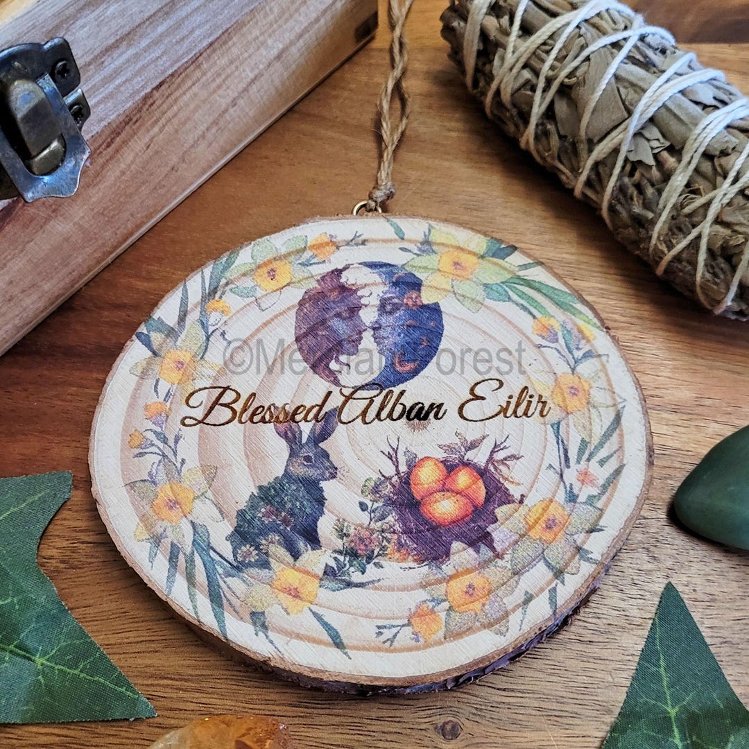 Alban Eilir Wall Hanging, Spring Equinox Altar Decoration for Wiccan ...