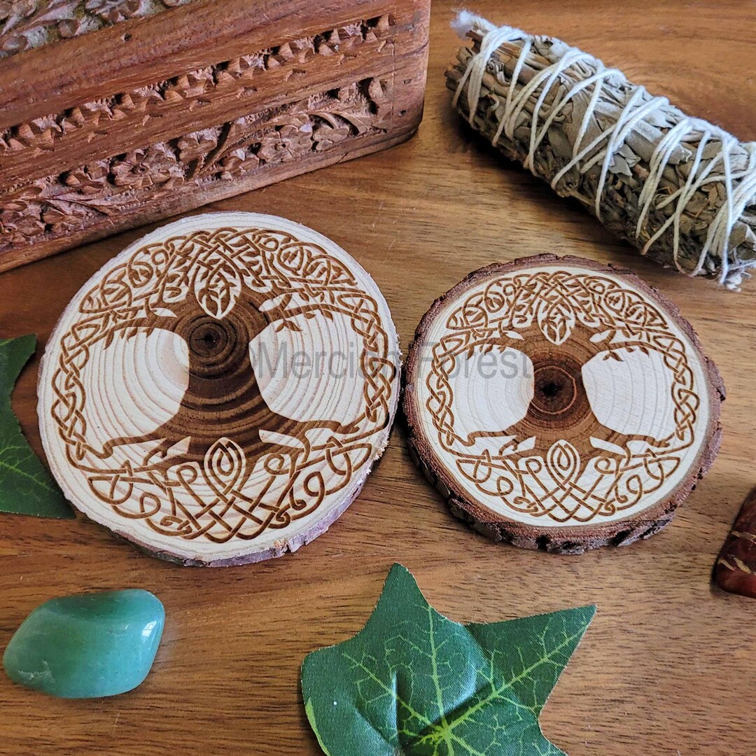 Tree of Life Altar Tile, Tree of Life Altar Decoration, for Wiccan ...
