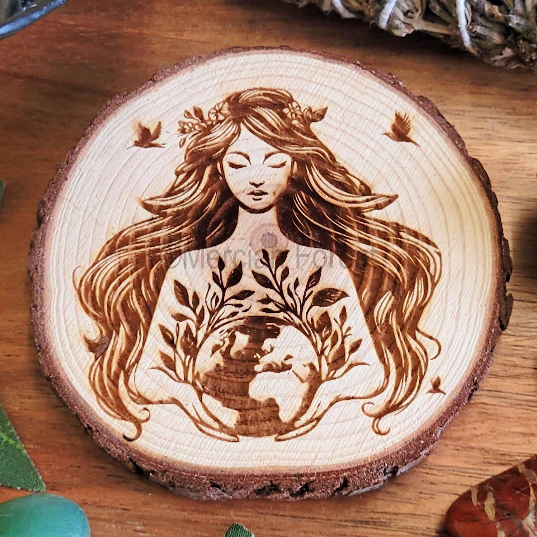 Gaia Altar Tile, Gaia Altar Decoration, Earth Mother - Goddess of ...