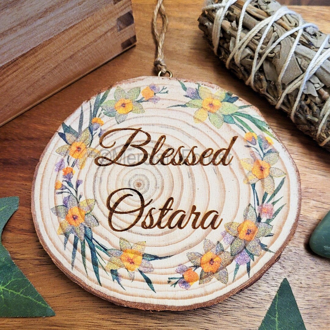 Ostara Wall Hanging, Spring Equinox Altar Decoration for Wiccan Witch ...