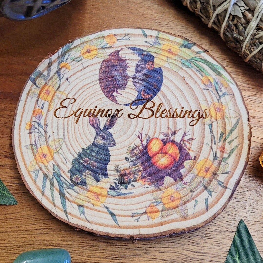 Equinox Blessings Altar Tile, Spring Equinox Decoration, Ostara Altar ...
