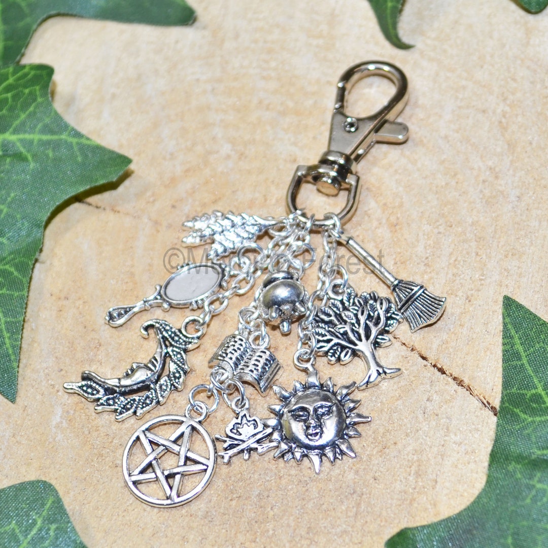 Witches Bag Charm, Pagan Bag Charm, Wiccan Bag Charm - Etsy
