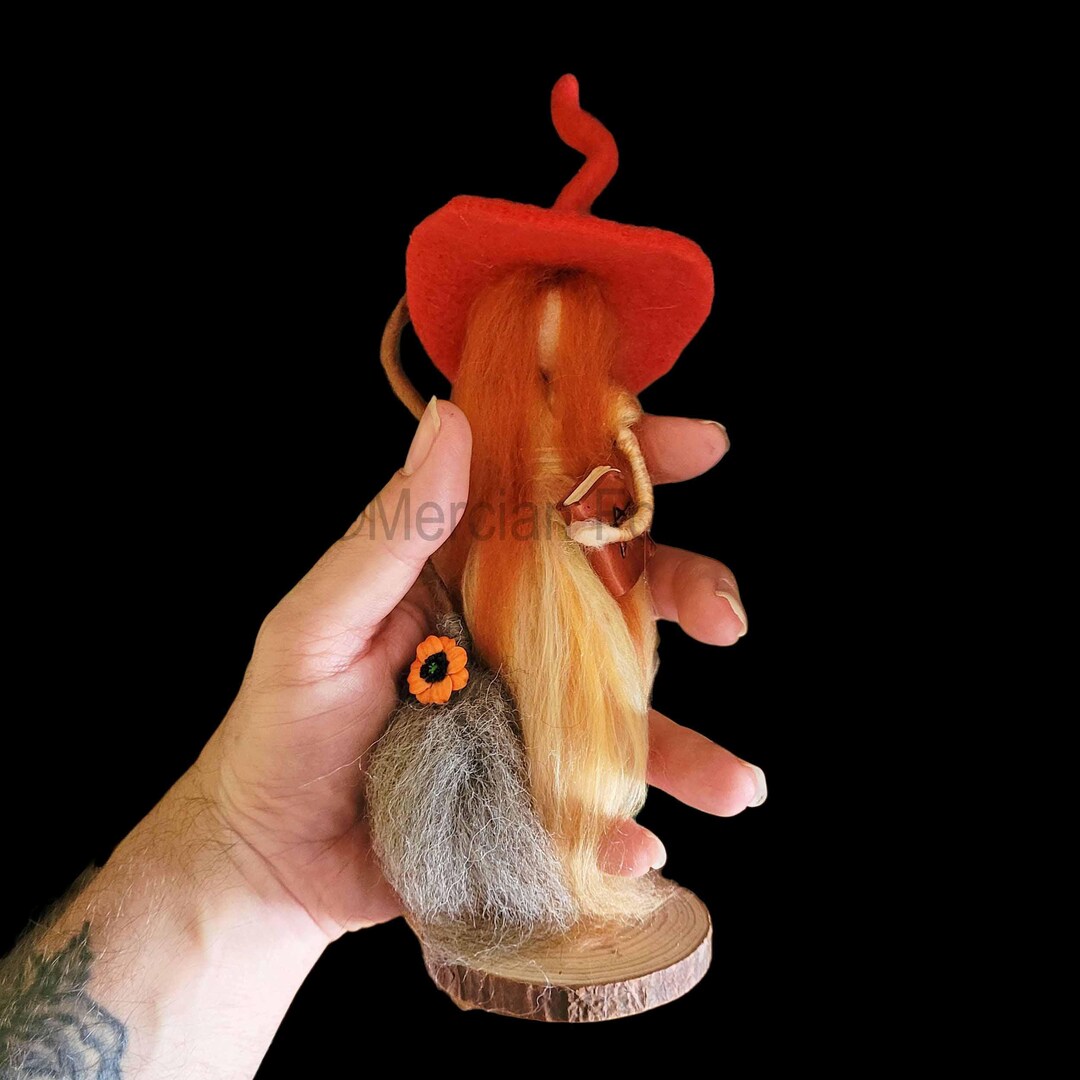 Needle Felted Witch, Felted Witch Doll, Spirit Doll, Handmade Hedge ...