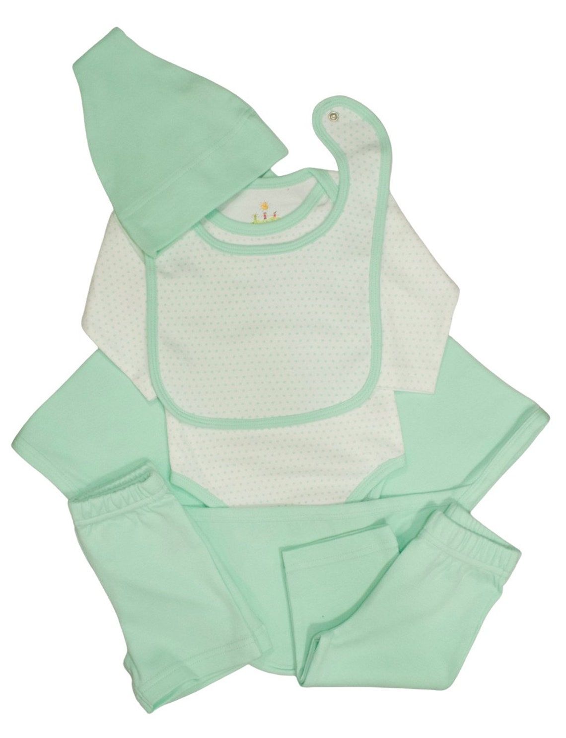 Pack of 6 Organic Cotton Newborn Baby Bundle in 4 Colors - Etsy