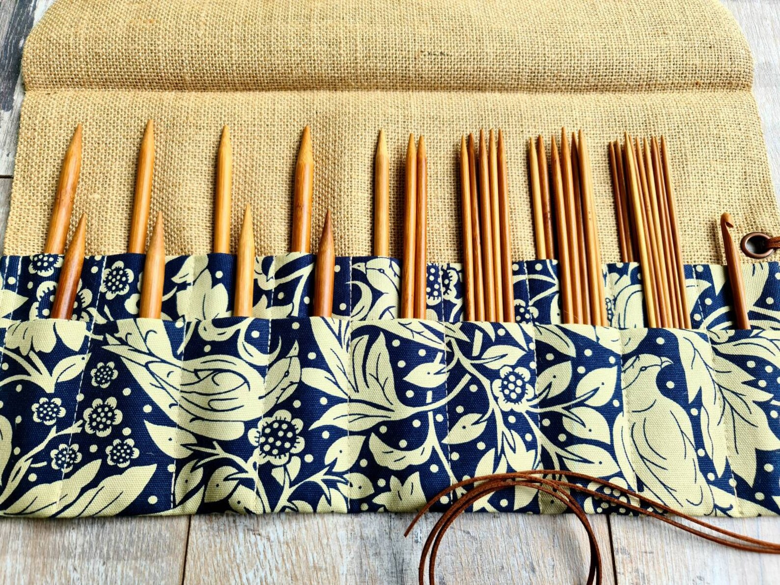 CROCHET DPN HOLDER Knitting Needle Case Roll - Etsy