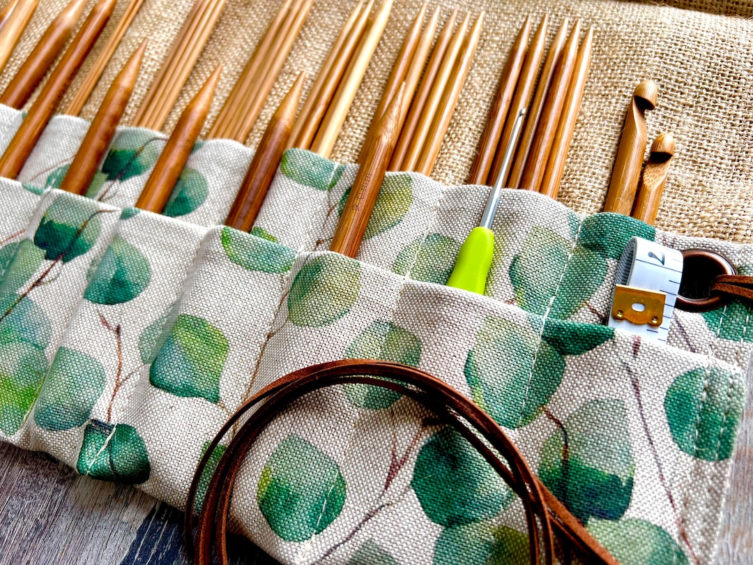 CROCHET DPN HOLDER Knitting Needle Case Roll - Etsy