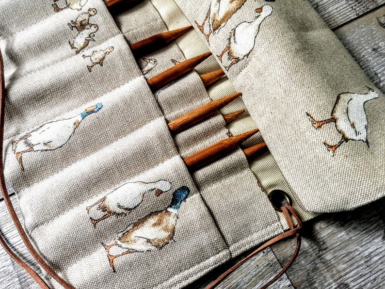 Mallard Duck Crochet Furls Dpn Needle Roll Hook Case - Etsy Canada