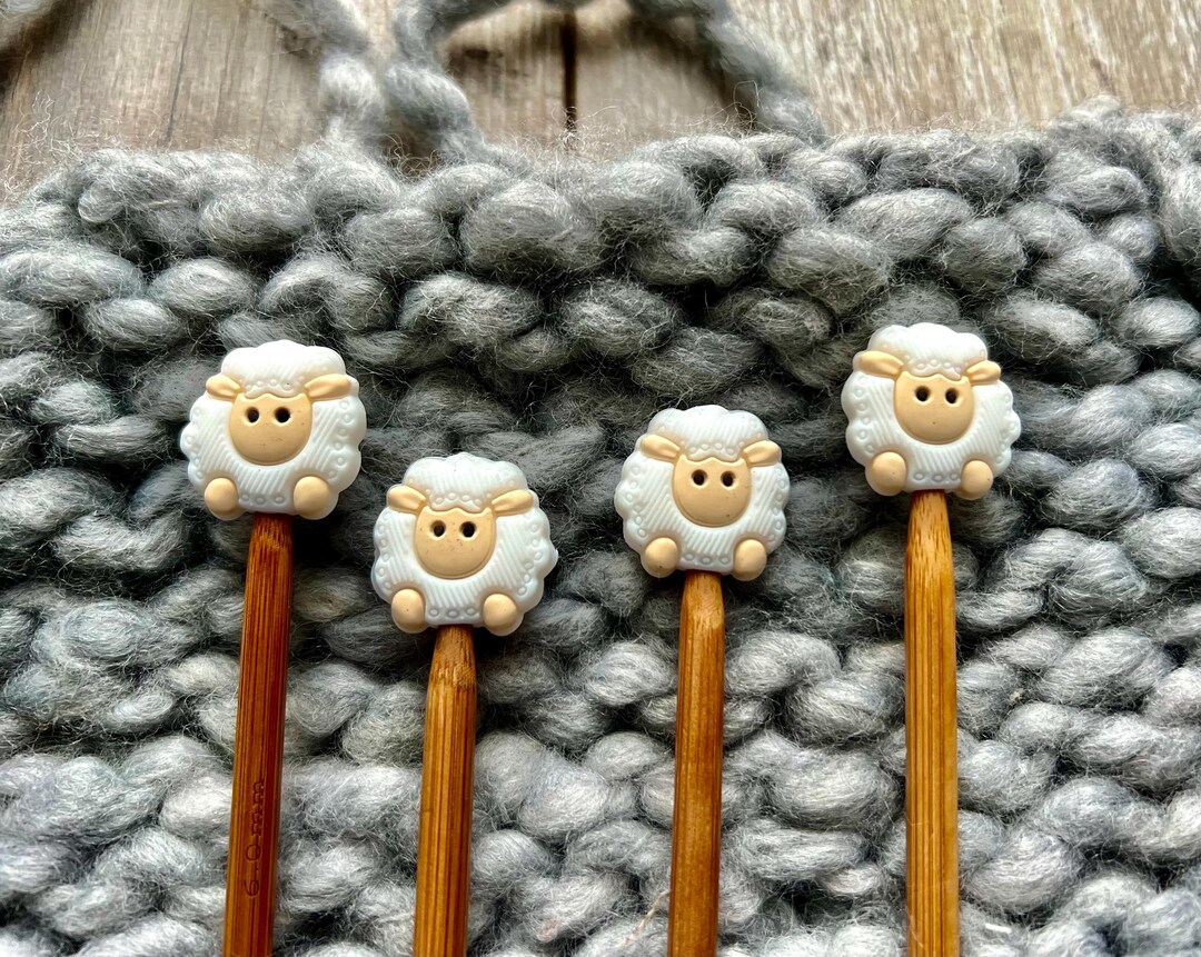 SHEEP STITCH STOPPER Knitting Needle Point Protector Practical Gift - Etsy