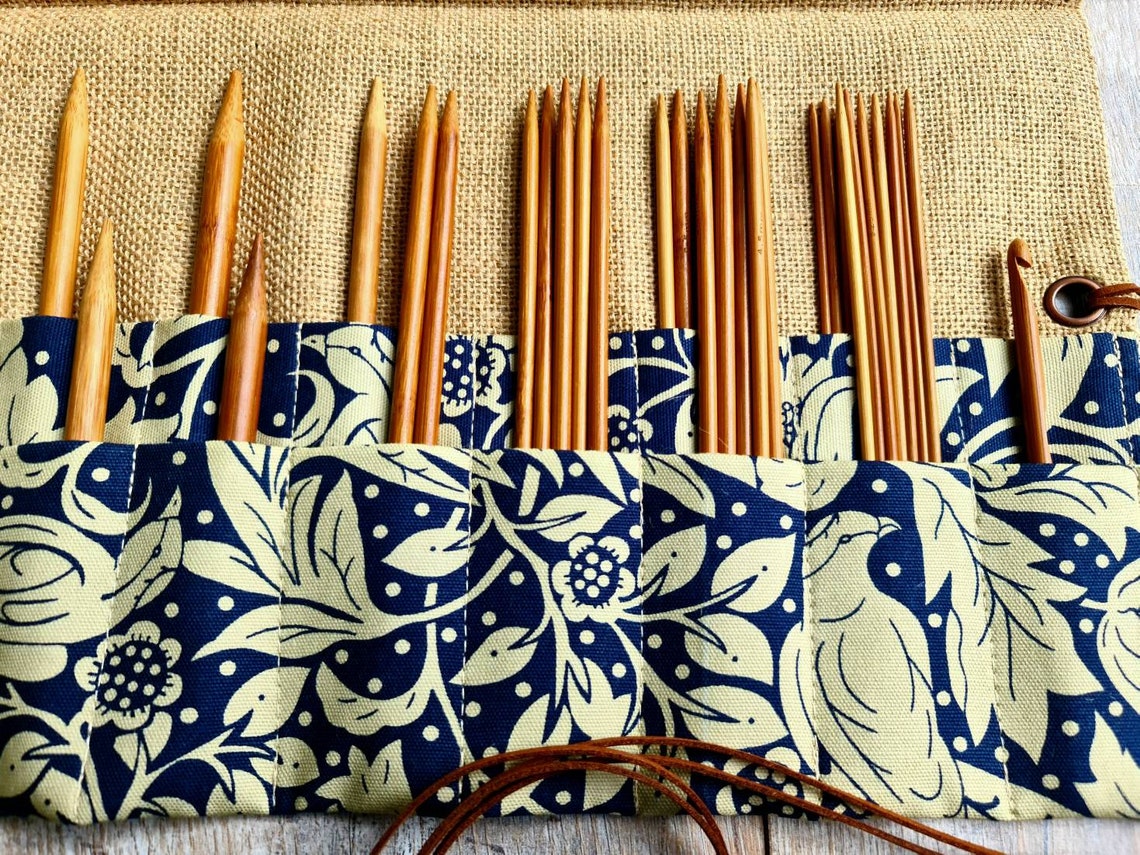 CROCHET DPN HOLDER Knitting Needle Case Roll - Etsy