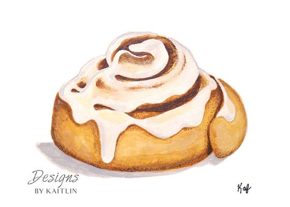 Cinnamon Bun Drawing