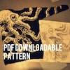 Knitting Pattern for Salish Garden Octopus Sweater Small and Medium - Etsy